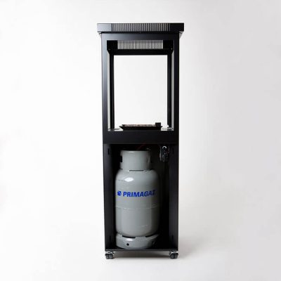 Marino Black Patio Gas Fire - Sunwood Design Gas Heaters